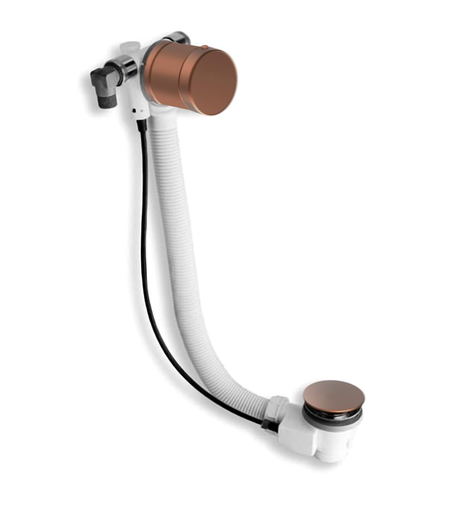 Luxe badafvoer/vulcombinatie oud koper - UITLOPEND | BB122-91